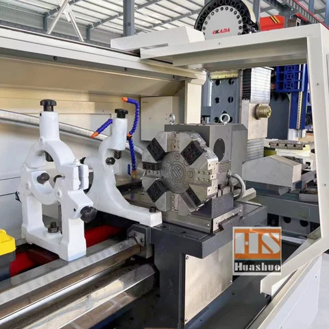 Buy Syntec System Ck6150 Precision Cnc Lathe from Tengzhou Huashuo NC Machine Tool Co., Ltd ...