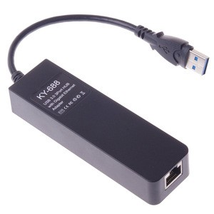 Buy Usb To Lan Port Adapter 3 Ports Hub 10/100/000 Usb To Ethernet ...