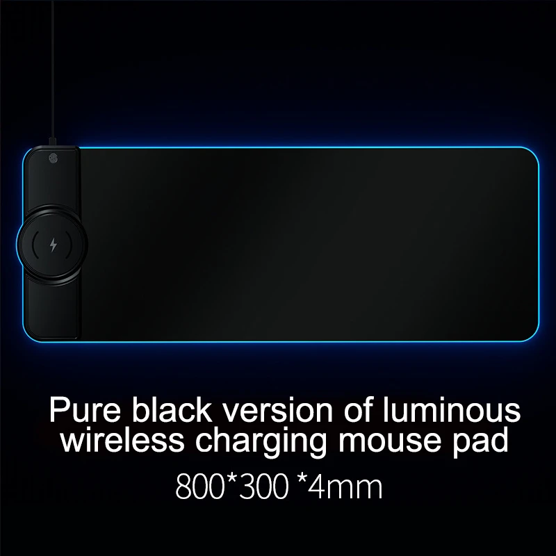 Buy Wireless Charging Rgb Mouse Pad Large Xxl 10w/7.5w Luminous Gaming ...
