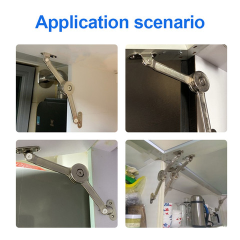 Buy Zinc Alloy Random Stop Hinges Flap Stay Cabinet Support Furniture ...