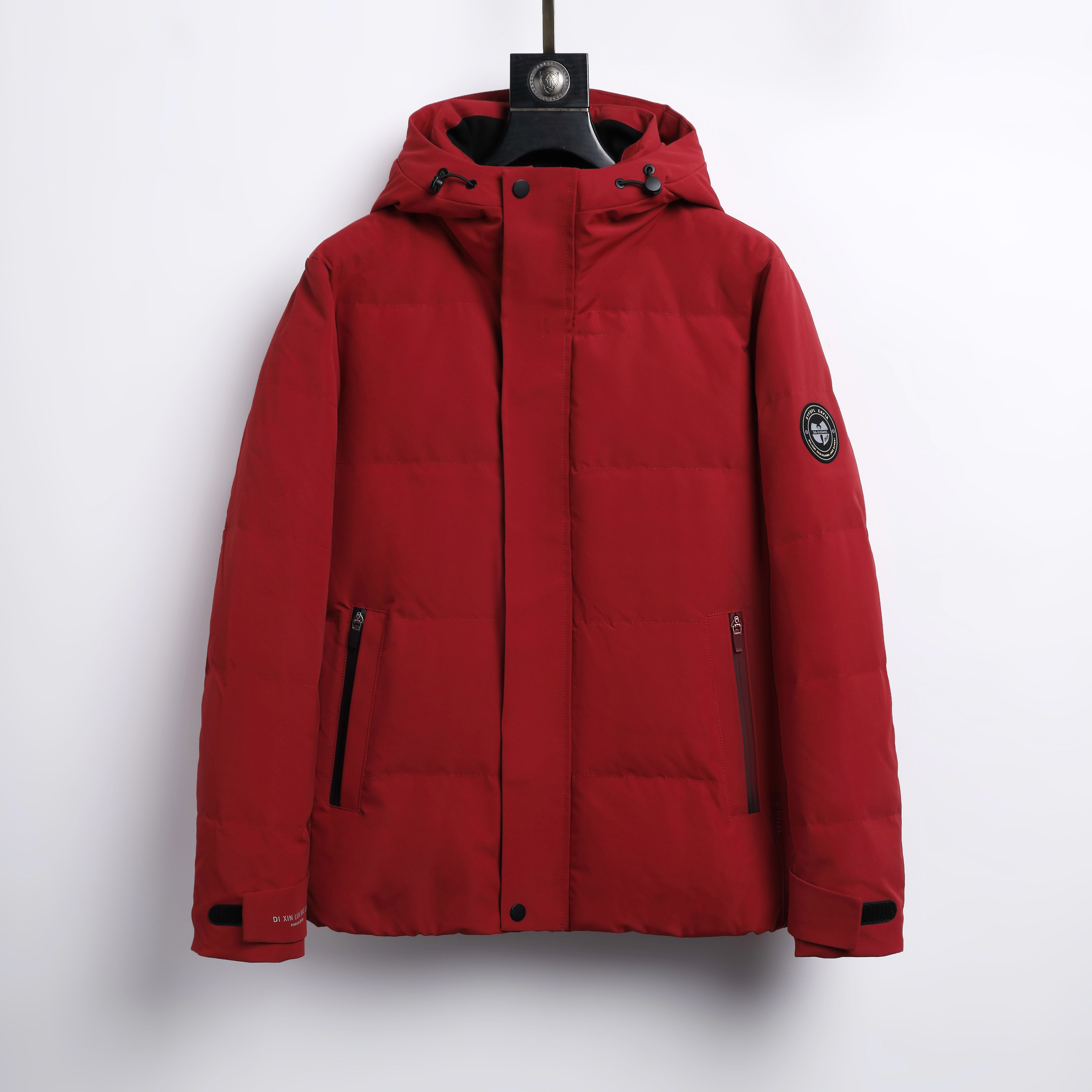 Buy Red Down Jacket With Over 100 Grams Of 90% White Duck Down ...