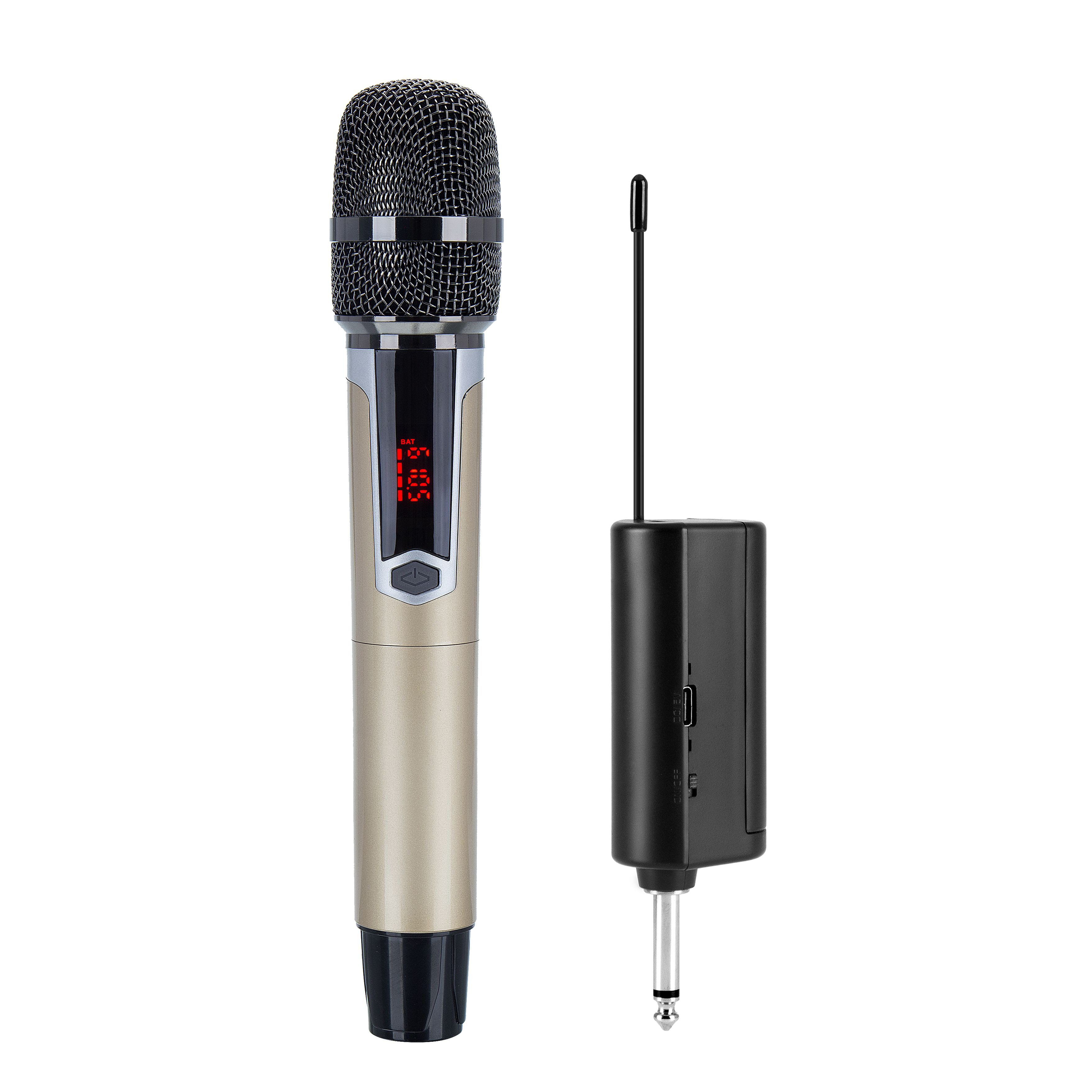 Buy Universal Wireless Handheld Microphone With Rechargeable Receiver ...