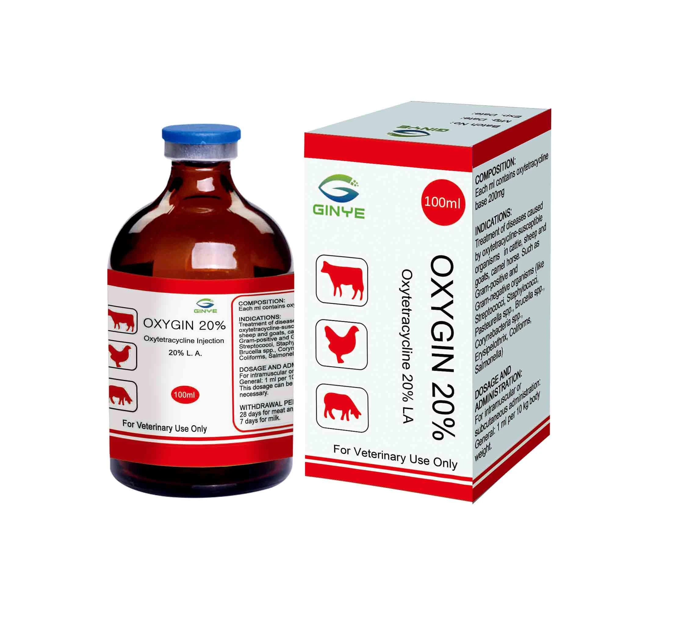 Buy Oxytetracycline Injection 20% from Shandong Ginye Biotech Co., Ltd ...