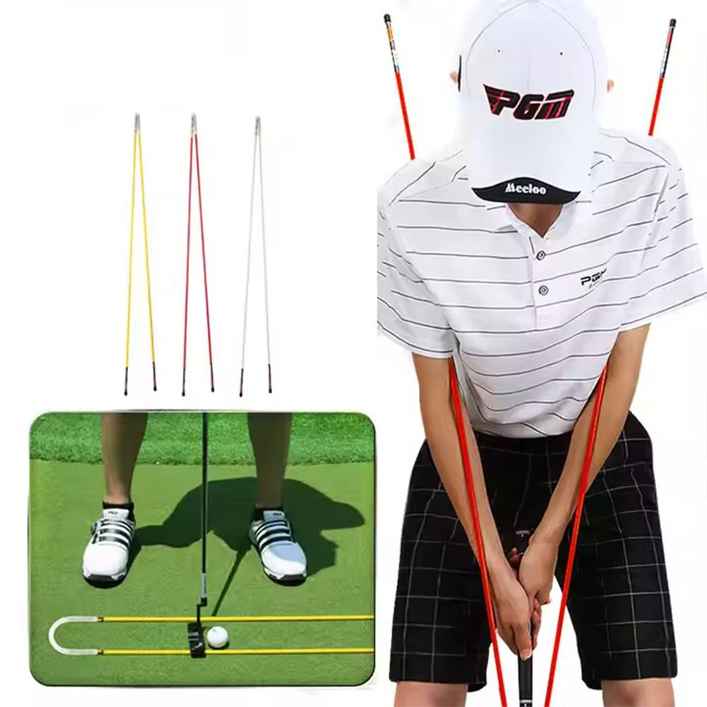 Buy Pro Golf Alignment And Swing Training Aid Set All In One Flexible ...