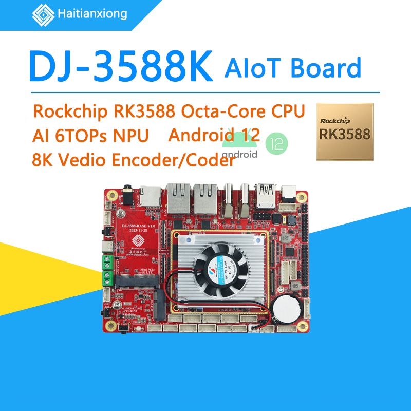 Buy Rockchip Rk3588 Single Board Computer Arm Embedded Android Board Of Quad Cortex-a76 And Quad ...