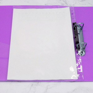 Buy 2 Hole Ring Binder File Folder A4 Custom Printing Plastic Lever ...