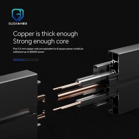 Buy 25a Uk Au Eu Standard Surface-mounted Multifunction Rail Movable ...