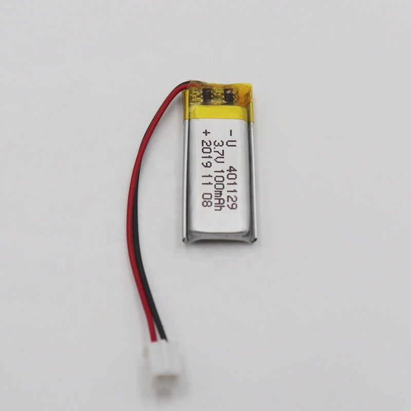 Buy 3.7v 100mah 401129 Li-ion Rechargeable Lithium Polymer Battery With ...