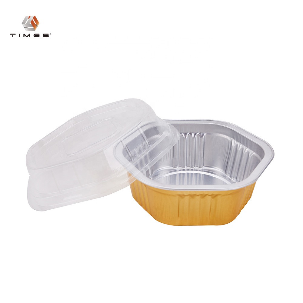 Buy 400ml Ready Meal Sea Food Fruits Packaging Hexagon Aluminum Foil ...