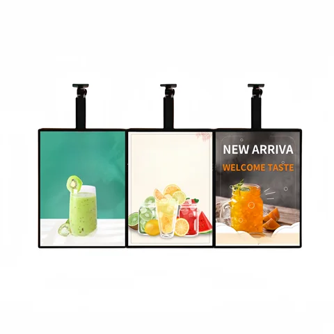 Buy Aigao Wall Mounted Slim Magnetic Led Light Box Fast Food Restaurant ...