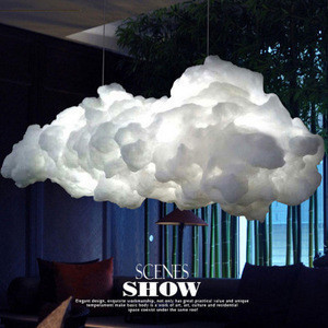 Buy Artdecolite Polymer Led Pendant Light E27 Bulb Modern White Cloud ...