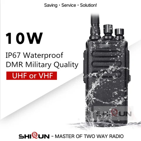 Buy China Dmr Digital Two Way Radio Md-680 Walkie-talkie Smartphone Vhf ...