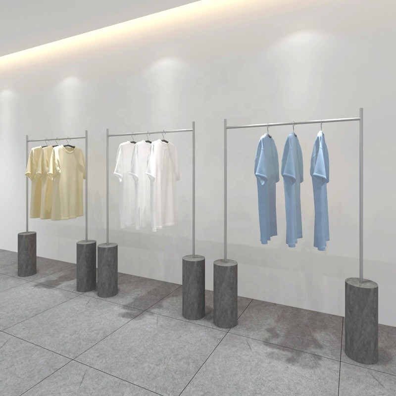 Buy Clothes Store Display Rack Wall Hanging Clothes Rack Womens ...