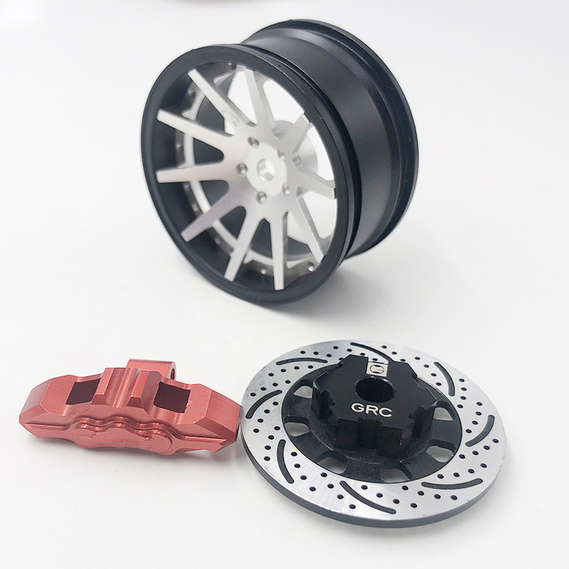 Buy Cnc Aluminum Alloy Racing Brake Disc Racing Accessories For 1/10 Rc ...