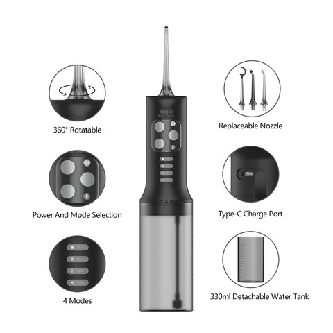 Buy Cordless Dental Teeth Irrigator Portable Water Flosser Rechargeable ...