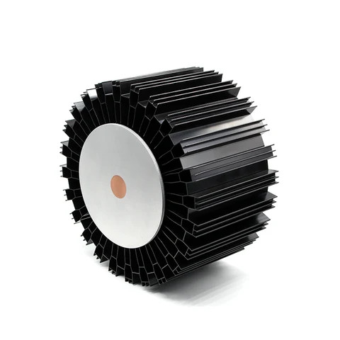 Buy Custom Cooling Aluminum Round Led 200w 275*275*155mm Heatsink ...