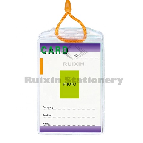 Buy Custom High Quality Transparent Soft Plastic Pvc Name Badge Id Card ...