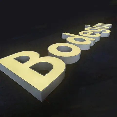 Buy Custom Led Illuminated Sign 3d Letter Business Sign 3d Logo Led ...