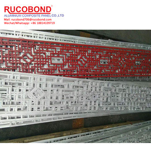 Buy Custom Outdoor Advertising Signs Carved Perforated Aluminium Sheet ...