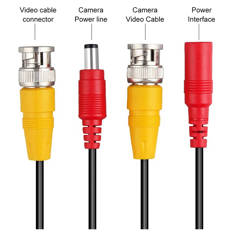 Buy Custom Video Power Camera Cable Cctv Camera Accessories Cable Bnc ...