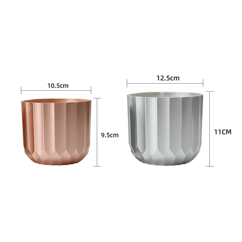 Buy Customized Planters Large Outdoor Flower Pots Bulk Plant Pot Silver ...