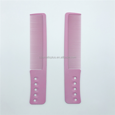 Buy Cute Girl Daily Use Thin Pink Plastic Comb Hair Dressing Tool from ...