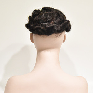 Buy Derun Cheap Price Virgin Human Hair Mono Base Men Toupee from ...