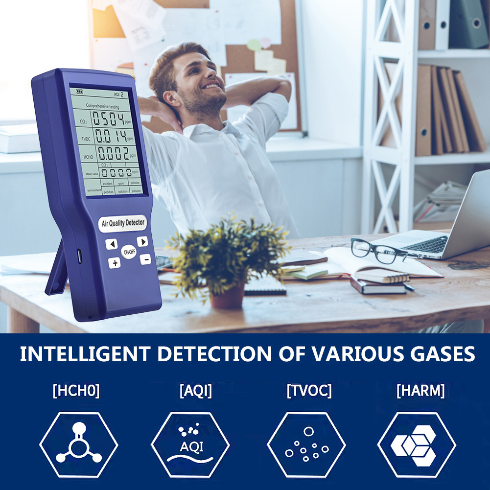 Buy Digital Co2 Sensor Ppm Meters Air Quality Meter Monitor Mini Portable Carbon Dioxide ...