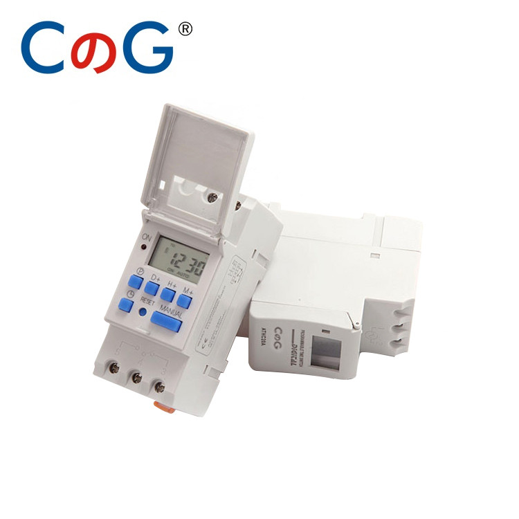 Buy Din Rail Programmable Digital Timer Switch Relay Control Power 220v ...