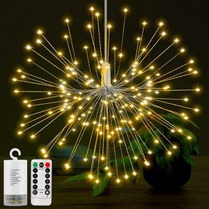 Buy Diy Fireworks Light Foldable Bouquet Shape Led String Decorative ...
