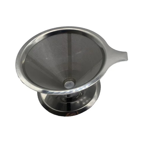 Buy Domestic Coffee Filter Fine Mesh Reusable Stainless Steel Pour Over ...