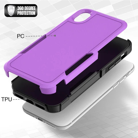 Buy Dual Layer Rugged Heavy Duty Armor Protective Casing Phone Case For ...