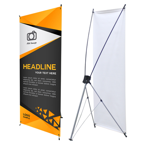 Buy Eachsign Adjustable X Type Banner Exhibition Stand Advertising ...