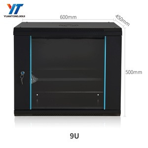Buy Glass Door Network Router Enclosure 12u Wall Mounted Network ...