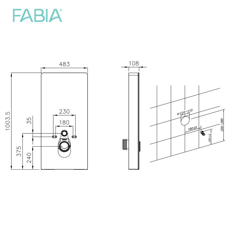 Buy Glass Toilet Flash Tank Wall Hung Water Tank Wc Induntion Flushing ...