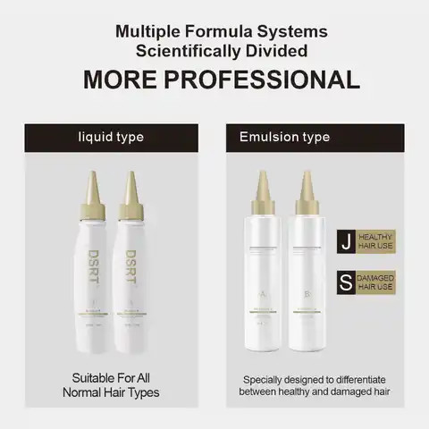 Buy Hailu Intelligent Hair Perm Lotion Professional Salon Cold Wave ...