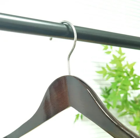 Buy High Quality Solid Wood Mens Suit Non-slip Double Layer Hanger ...