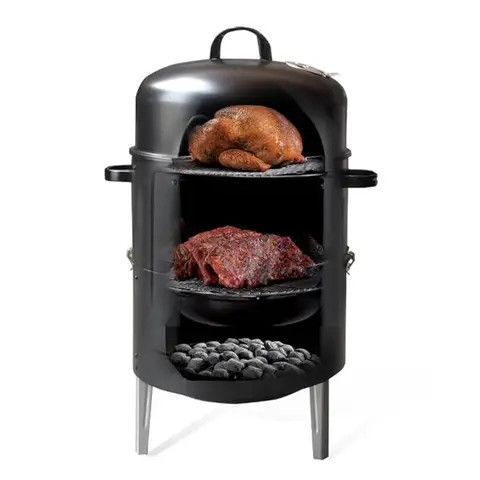 Buy Hot Product 3 In 1 Tower 3 Layers Cylinder Barbecue Smoker Bbq ...
