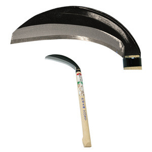 Buy Japanese Long Wooden Handle Sickle Farm Garden Hand Tool Blade from ...