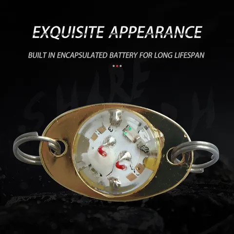 Buy Mini Led Deep Drop Underwater Diamond Light Eye Lure Waterproof ...