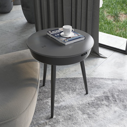 Buy Modern Home Portable Round Coffee Tables Blue-tooth Speaker ...