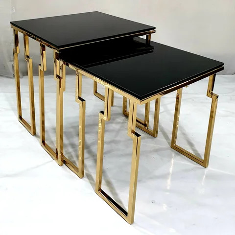 Buy Multi Purpose High Quality Gold Pvd Nested Side Table Also Used As ...