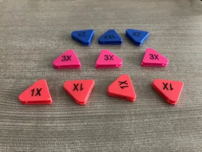 Buy Plastic Size Marker Ring With Customized Color And Logo For Clothes ...