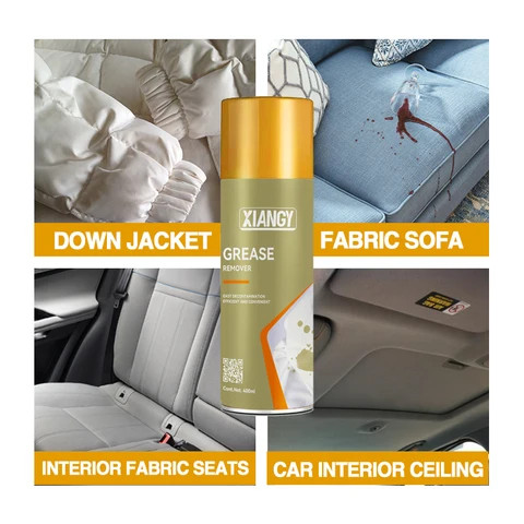 Buy Powerful Premium Oil Stain Fabric Detergent Spray Grease Remover ...