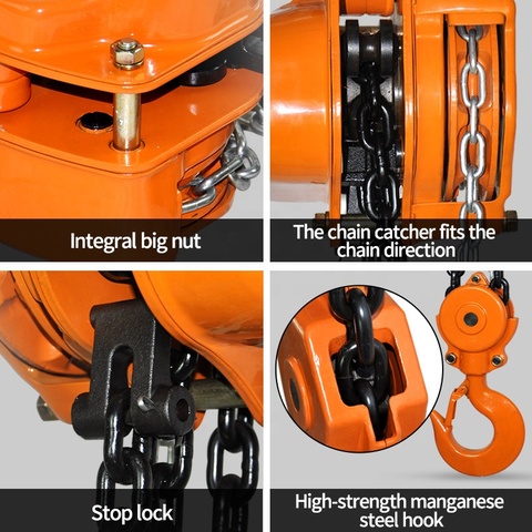 Buy Pull Block Mechanical Round Manual 1 2 Hand Lift Movement Chain ...