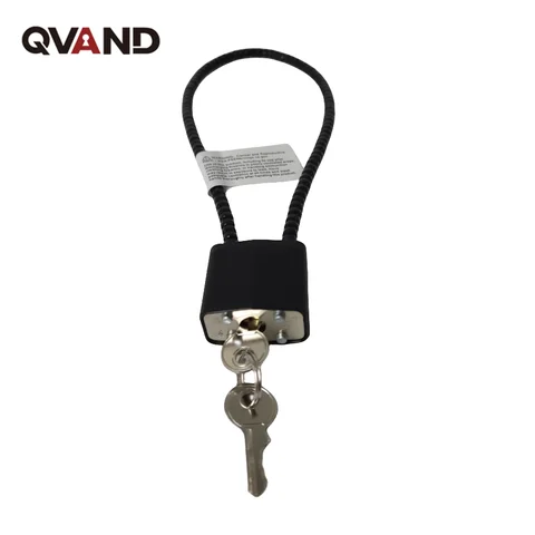 Buy Qvand Steel Cable Hand Gun Trigger Luggage Tool Box Lock from ...