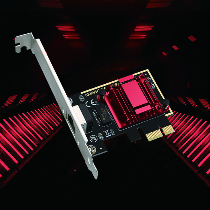 Buy Realtek Rtl8125b 2.5gbps Pcie Wired Rj45 Network Interface Card ...