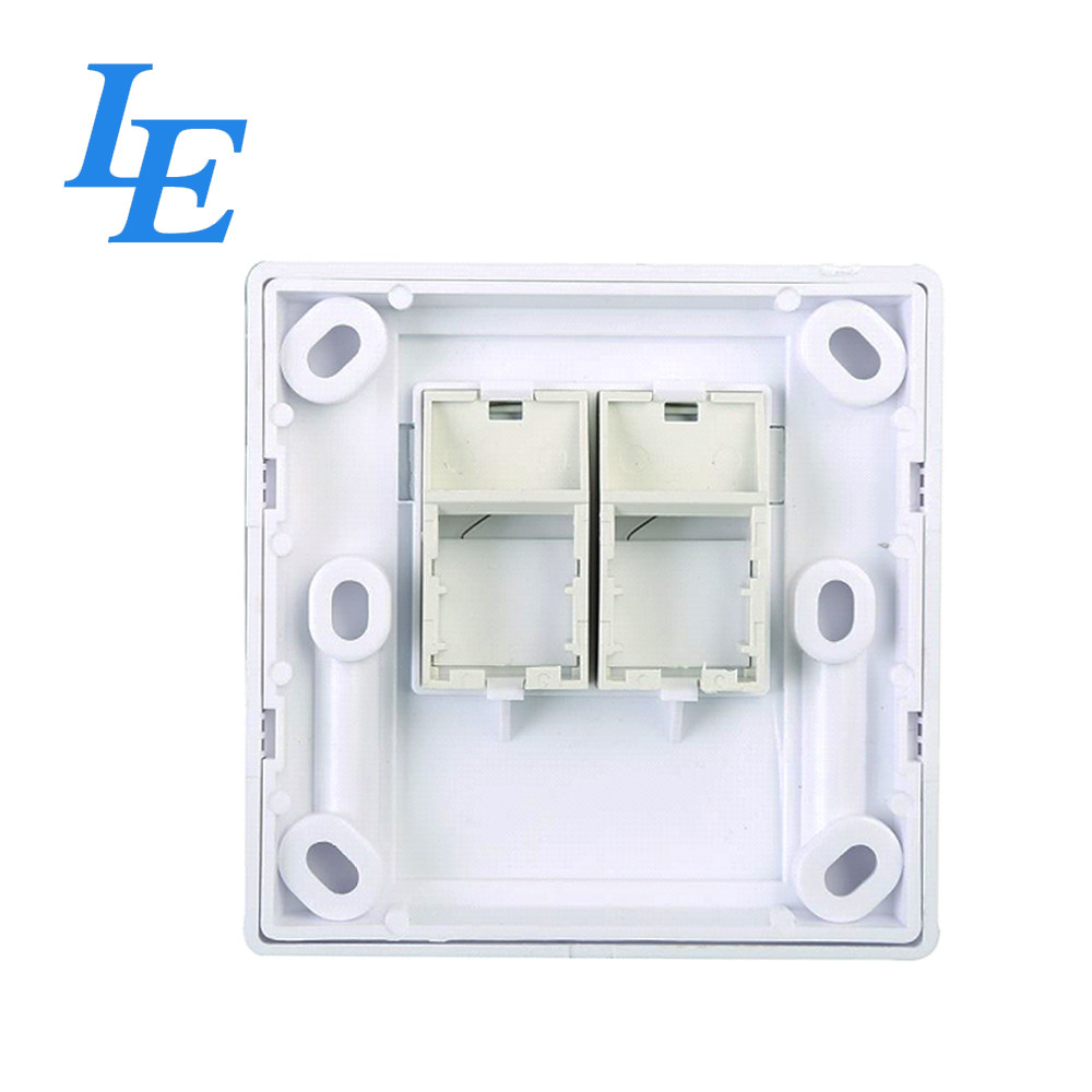 Buy Rj45 Faceplate Shutter Ethernet Wall Face Plate from Ningbo ...