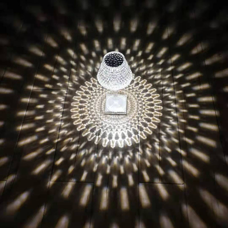 Buy Shenzhen Light Hotel White Table Lamp Crystal Touch Desk Light With ...