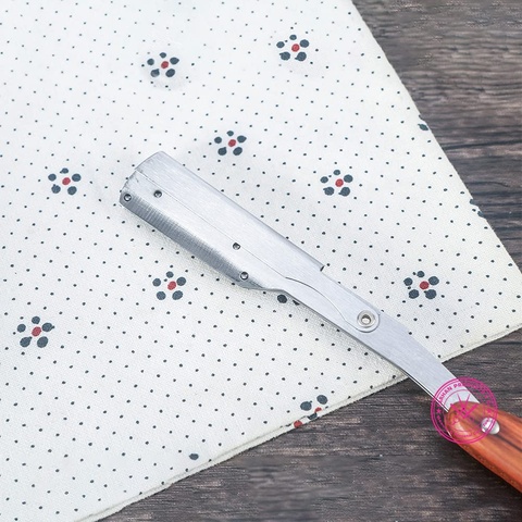 Buy Straight Edge Razor Steel Cutthroat With 10 Double Blade - Vintage ...